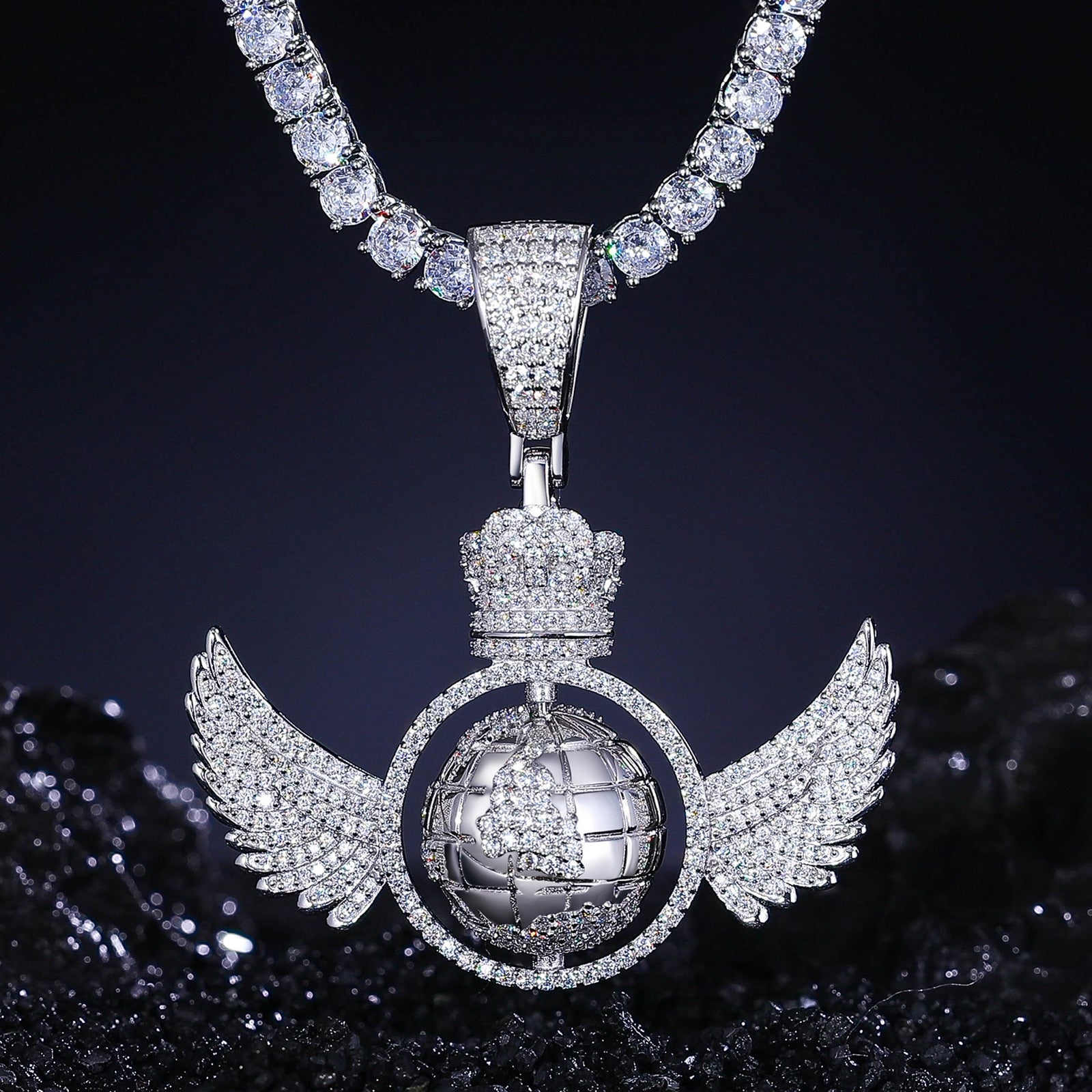 Flawless Moissanite Diamond Pendants - Different Drips – Different Drips