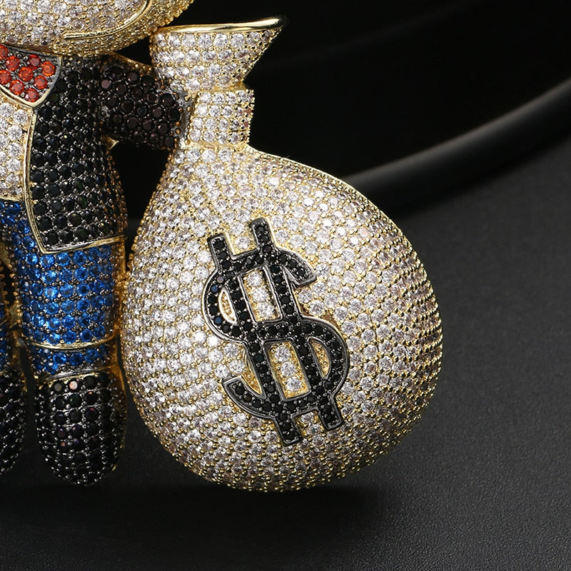Richie rich diamond pendant store